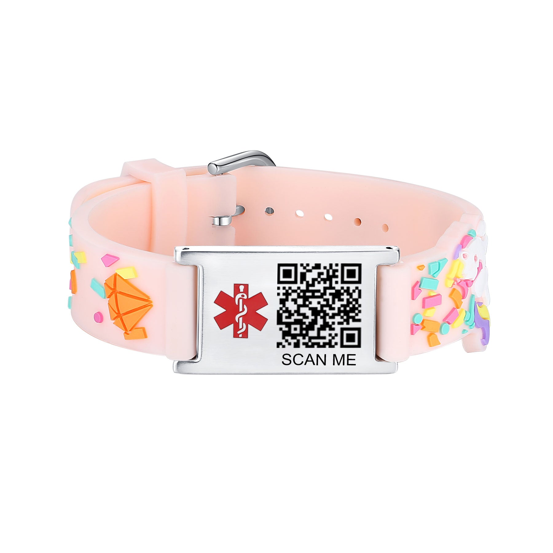 QR Code Medical Alert Bracelet for kids | digital health status page n ...
