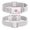 Lymphedema Alert Medical ID Alert Bracelet for Breast Cancer – LinnaLove
